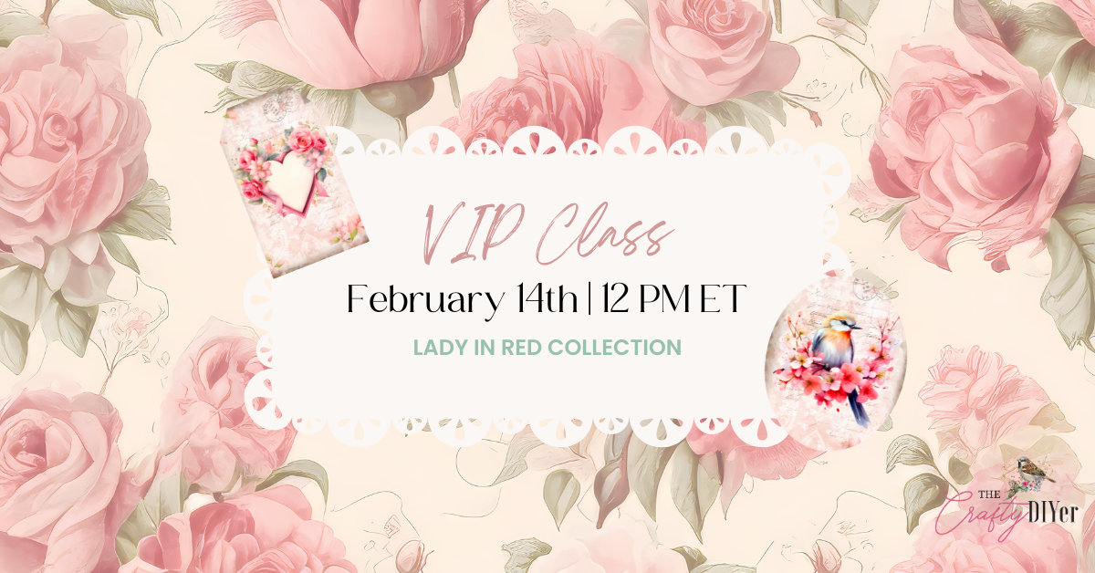 VIP Class - Lady in Red Folio Kit Collection - The Crafty DIYer