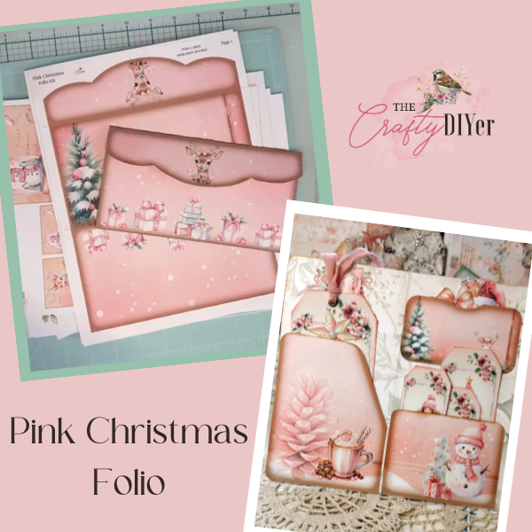 VIP Clubhouse - Pink Christmas Folio - The Crafty DIYer