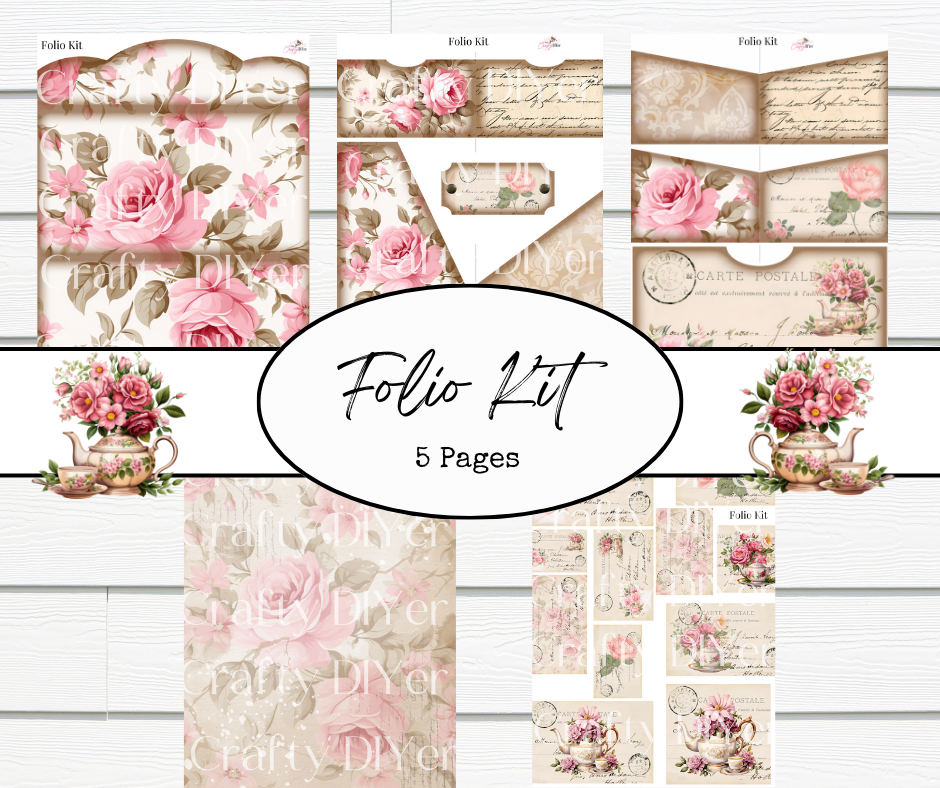 Folio Kit Digital Printables - The Crafty DIYer
