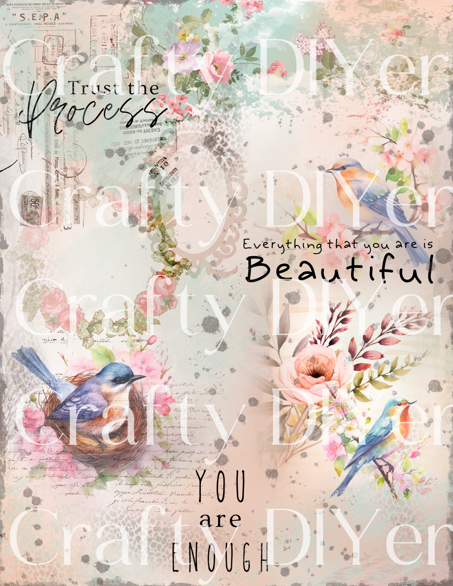 Little Birdie Told Me Digital Printables - The Crafty DIYer