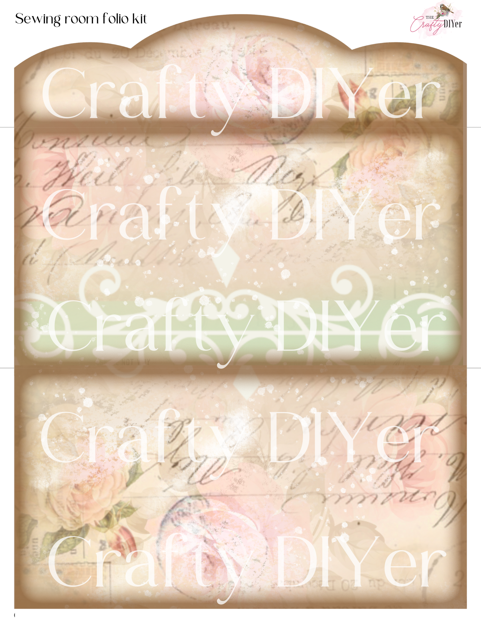 Sewing Room Folio Kit - The Crafty DIYer