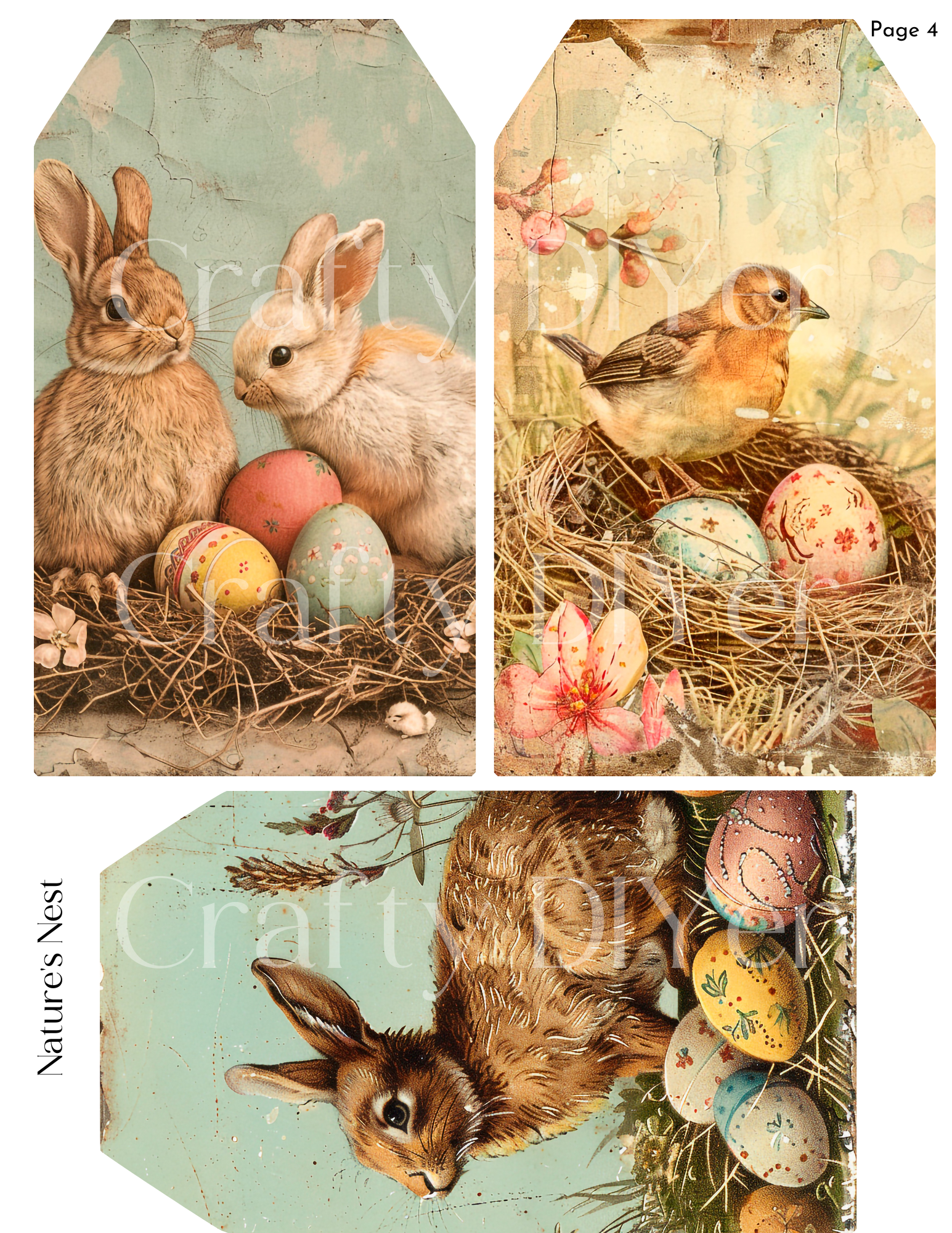 Natures Nest Digital Printables - The Crafty DIYer