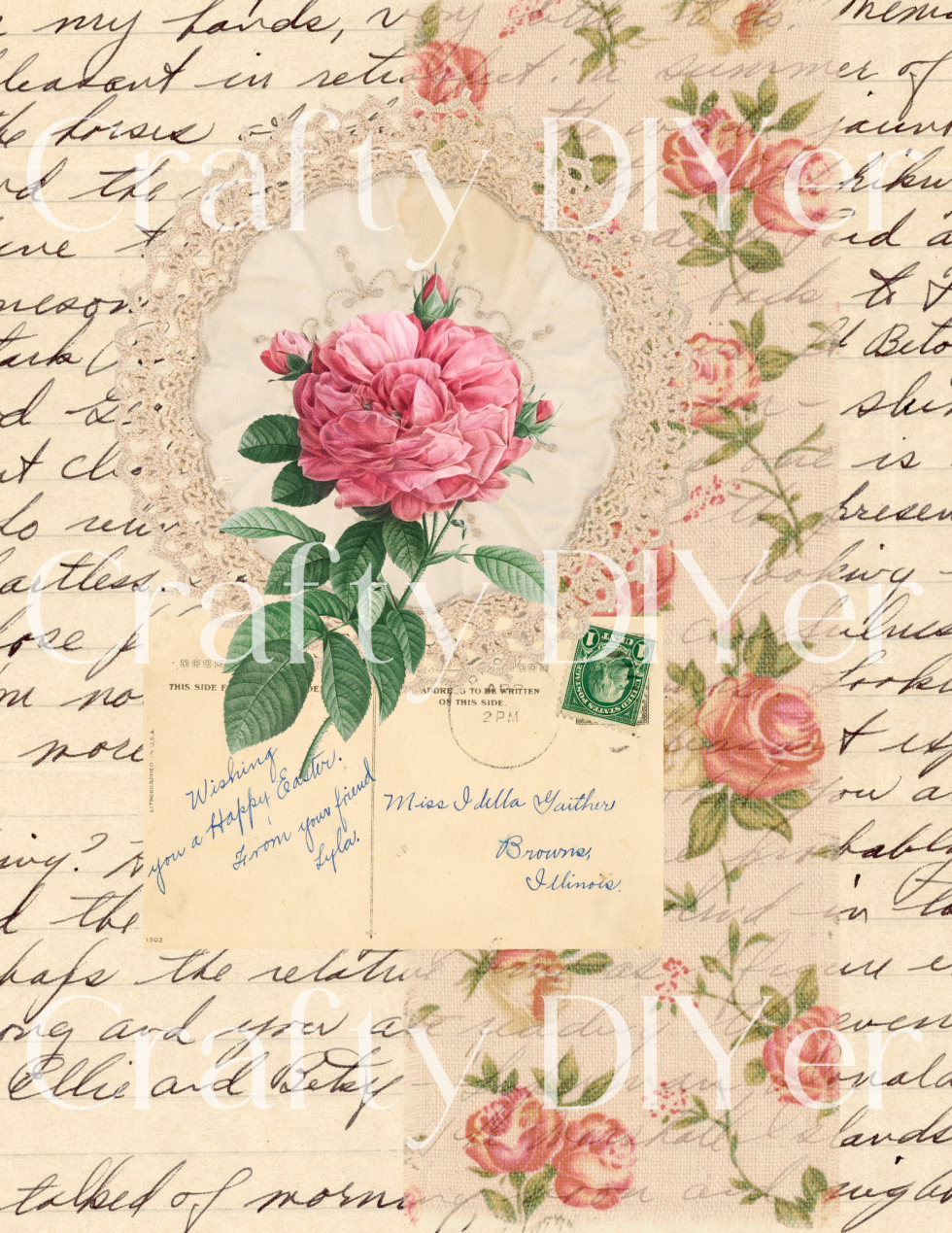 Keepsake Box Vintage Letters Digital Printables - The Crafty DIYer