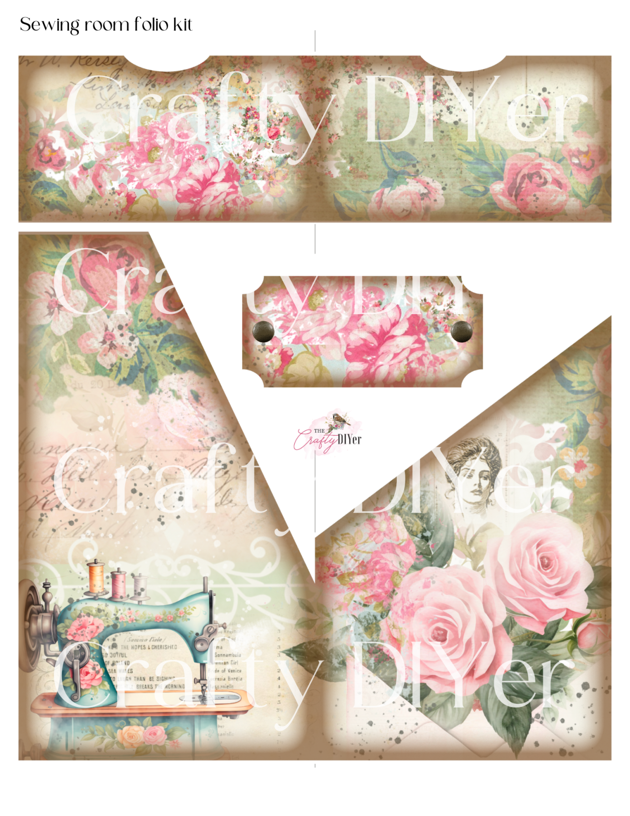 Sewing Room Folio Kit - The Crafty DIYer