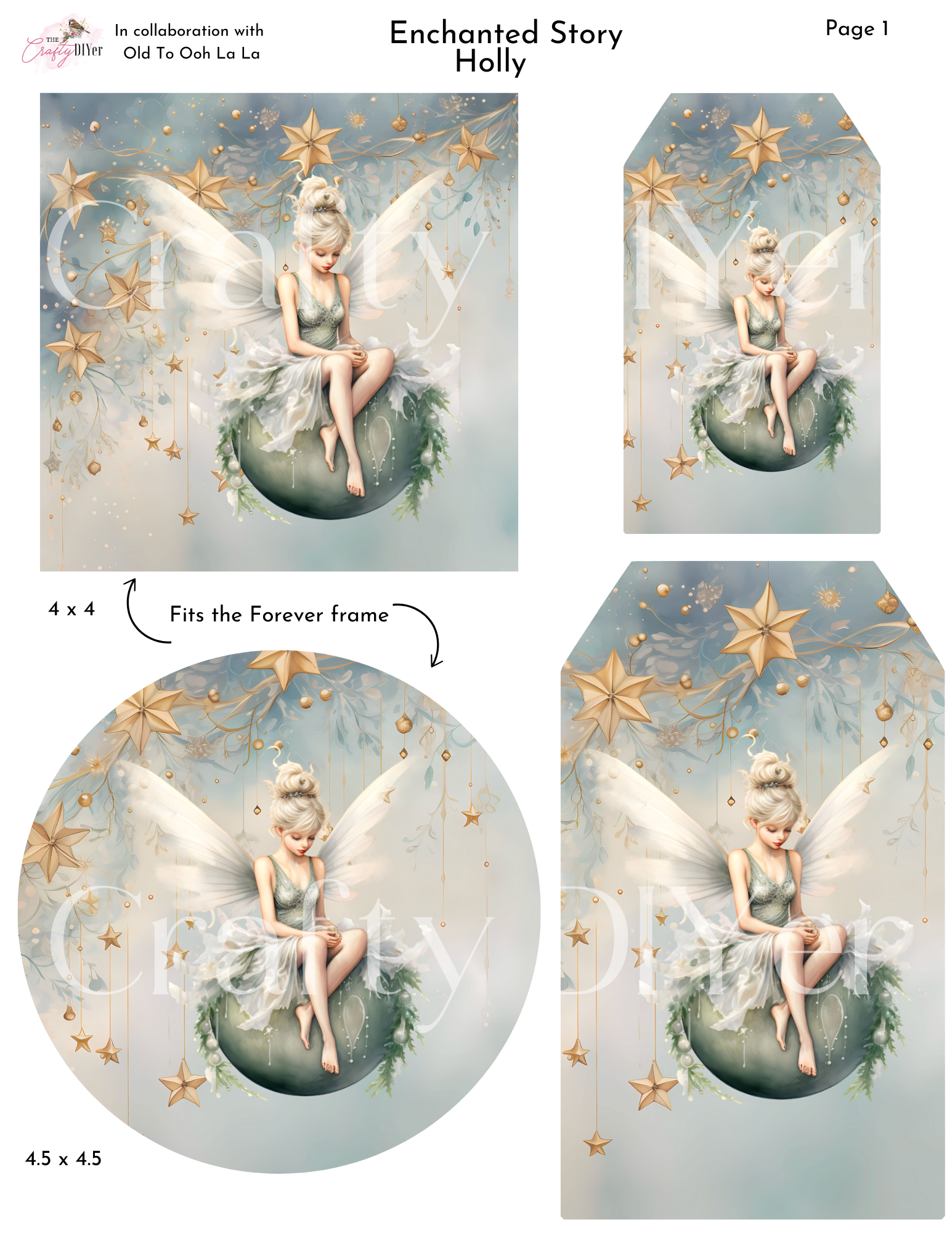 Enchanted Story - Collaboration with Old to ooh la la - The Crafty DIYer