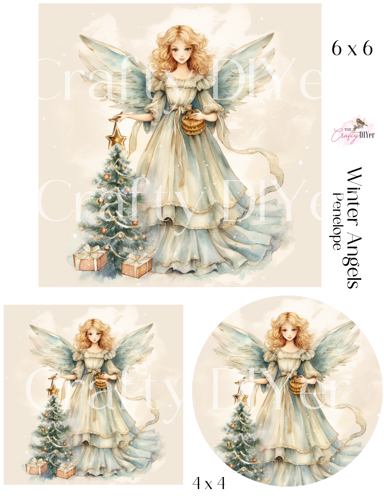 Winter Angels - The Crafty DIYer