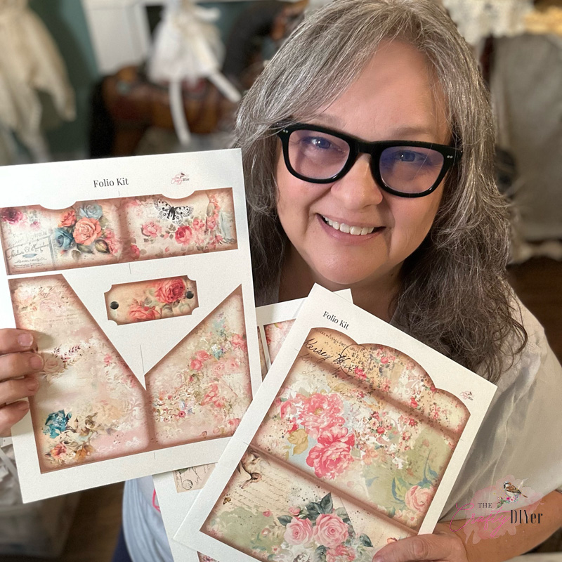Vintage Garden Folio Kit - The Crafty DIYer