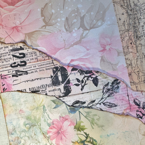 Printable Tuesday Workshop: Transparent Collage - The Crafty DIYer