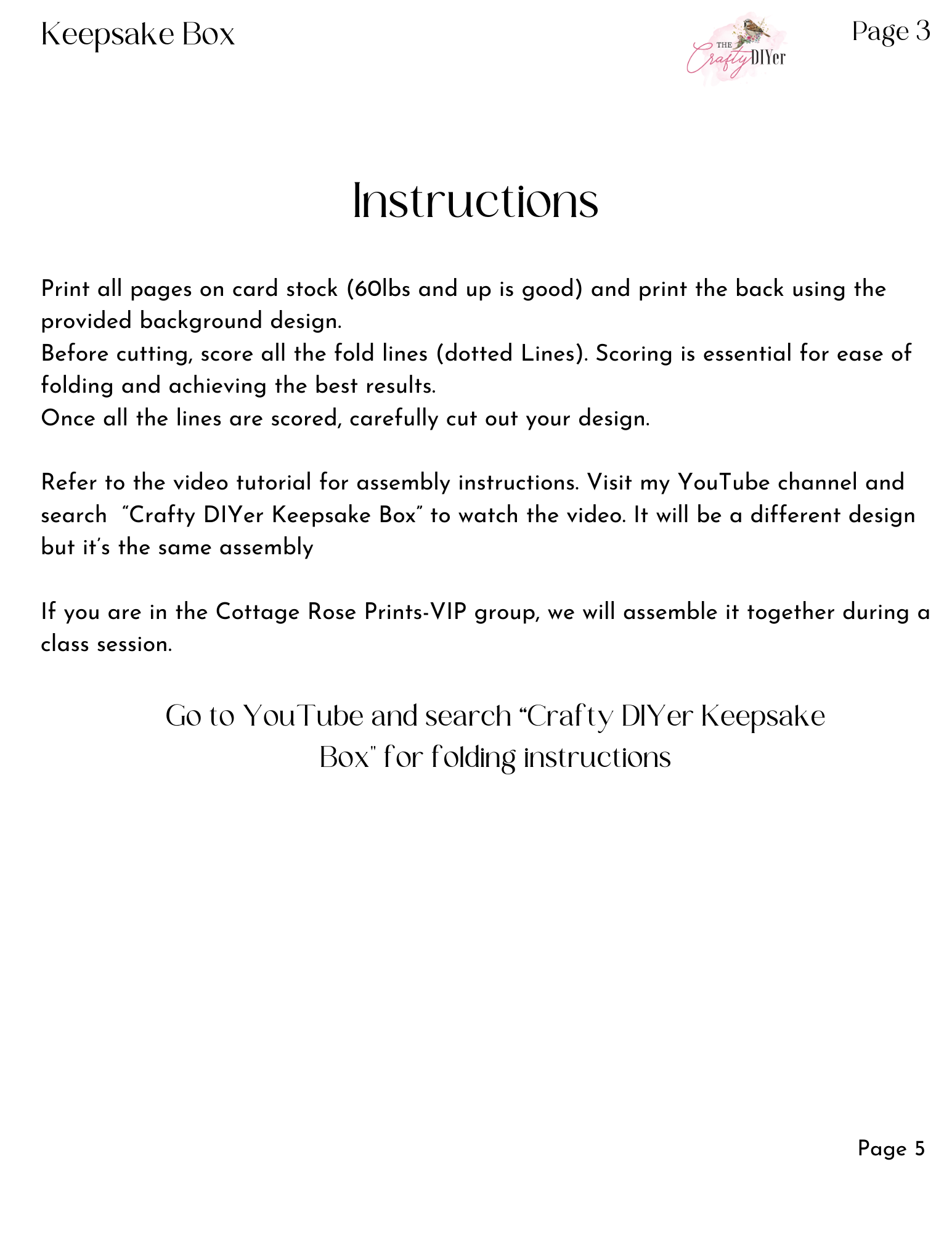 Vintage Wallpaper Keepsake Box - The Crafty DIYer