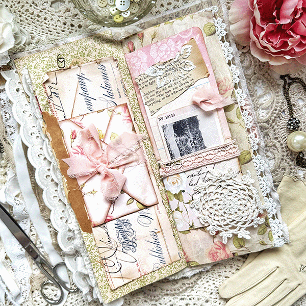 Stories of the Past - Self-Guided Junk Journal Course - The Crafty DIYer