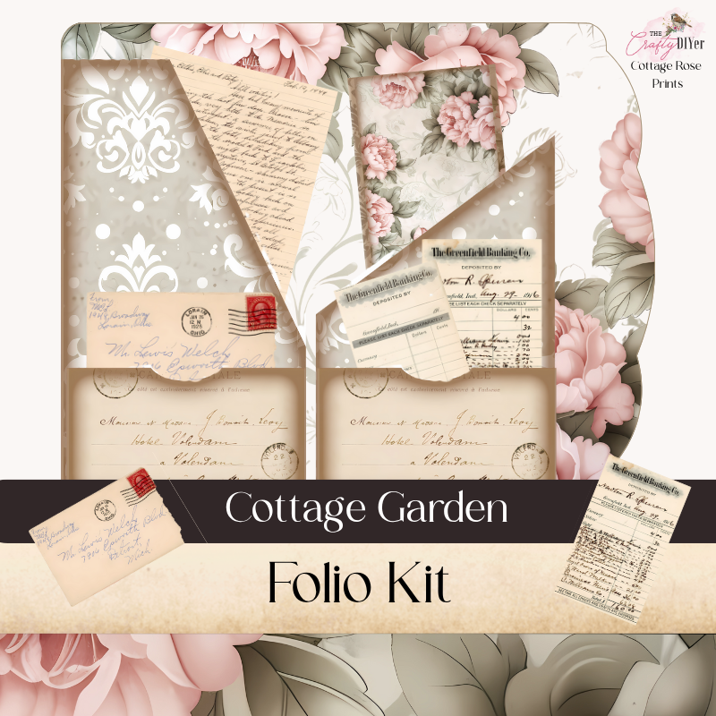 Cottage Garden Folio Kit - The Crafty DIYer