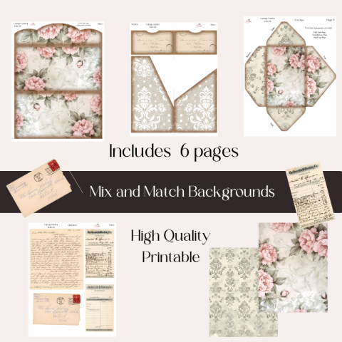 Cottage Garden Folio Kit - The Crafty DIYer