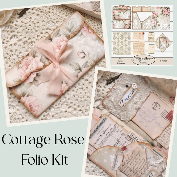 Lesson Access: Cottage Garden Folio Kit - The Crafty DIYer