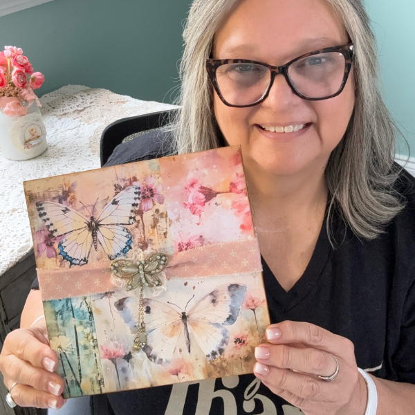 Printable Tuesday: Mixed Media Butterfly - The Crafty DIYer