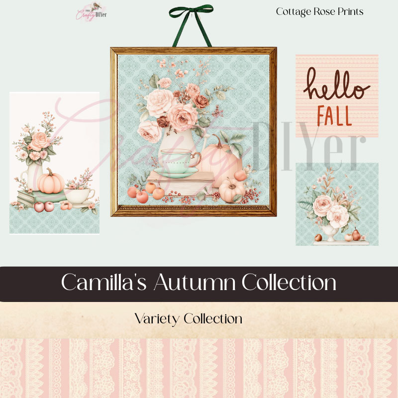 Camilla's Autumn Gathering Digital Printables - The Crafty DIYer