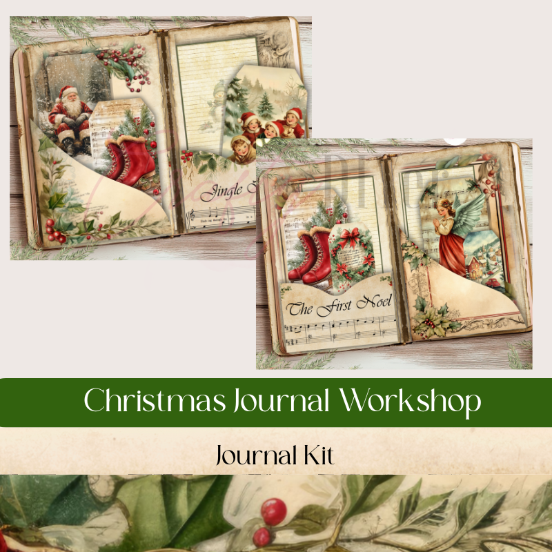Christmas Journal Workshop - The Crafty DIYer