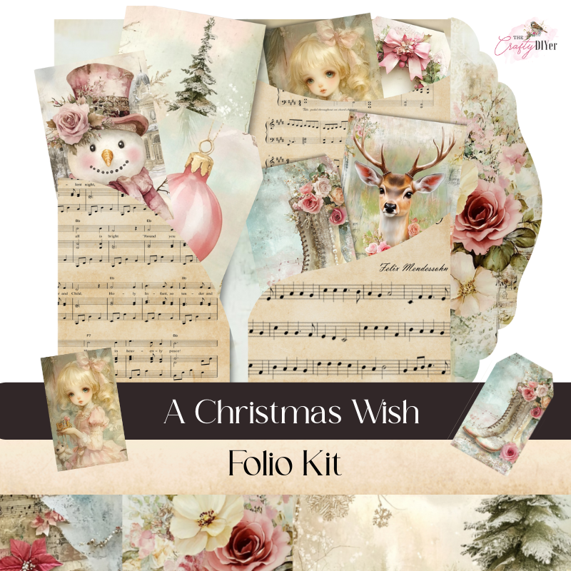 A Christmas Wish Folio Digital Printables - The Crafty DIYer