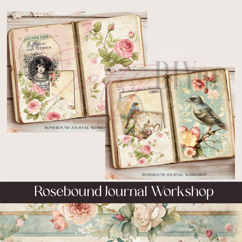 Rosebound Journal Workshop - The Crafty DIYer