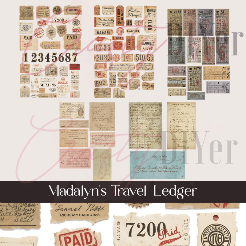 Madalyn’s Travel Ledger Digital Printable - The Crafty DIYer
