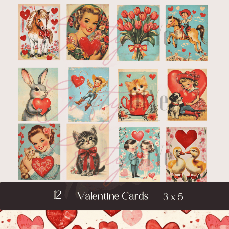 Be My Valentine Digital Printable - The Crafty DIYer